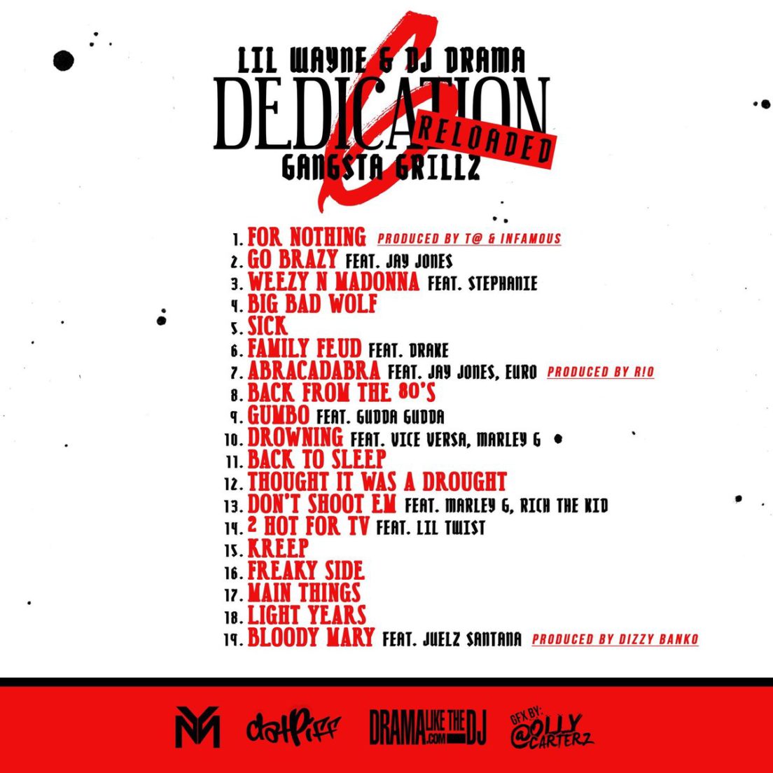 Lil Wayne - Dedication 6: Reloaded (New Mixtape) | HWING