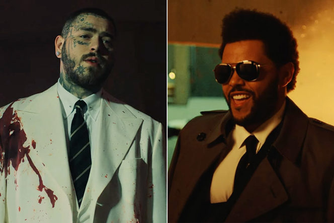 Post Malone & The Weeknd Share a Bloody Video for ‘One Right Now ...